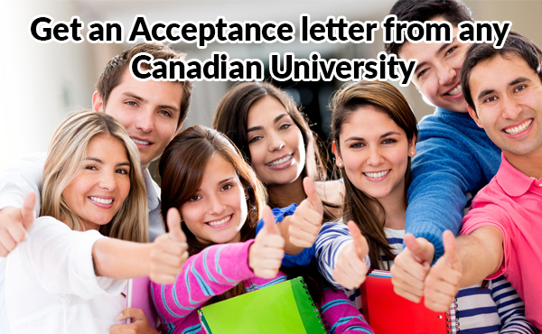 Get an Acceptance letter from any Canadian University | Canapprove