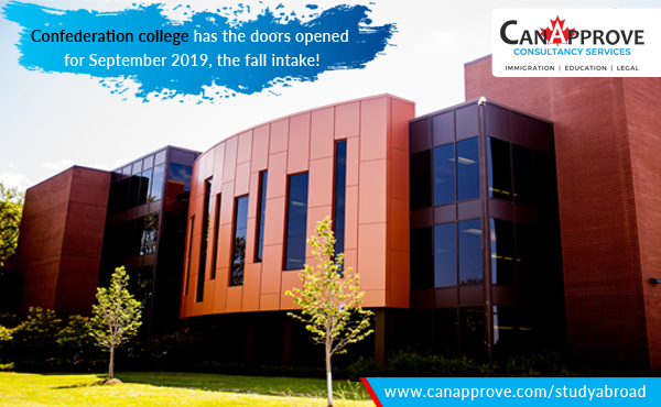 Confederation college has the doors opened for September 2019