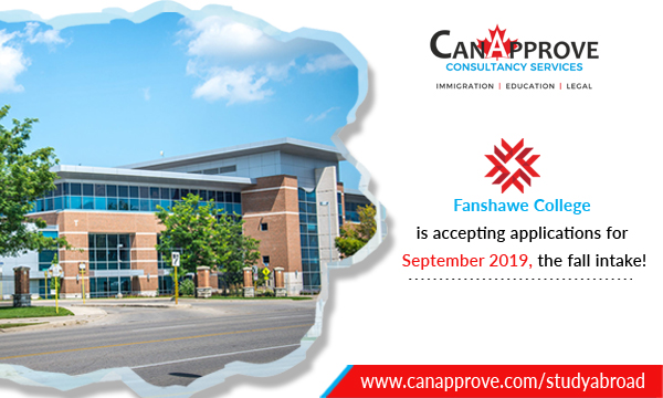 Fanshawe College | accepting applications for September 2019