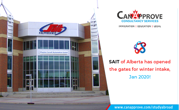 SAIT (Southern Alberta Institute of Technology) has started accepting
