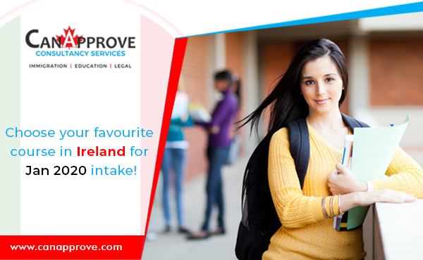 Ireland is providing master’s courses for Jan 2020, the winter intake! Cho