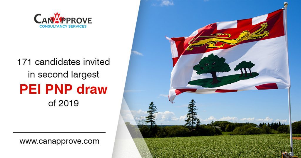 PEI PNP Holds Largest Draw of 2019, Inviting 171 Candidates