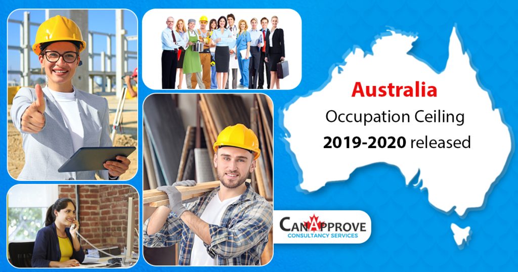 Australia occupation ceiling for program year 2019-2020 released
