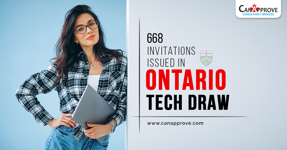 Ontario Tech Draw invites 668 candidates | Canada PR | CanApprove