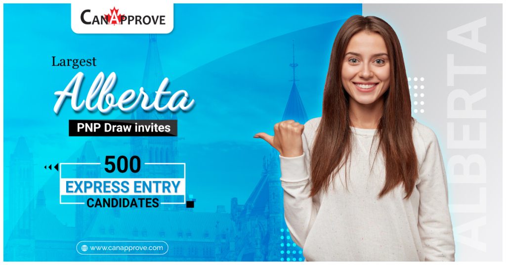 500 Express Entry candidates invited in largest AINP draw | Canapprove