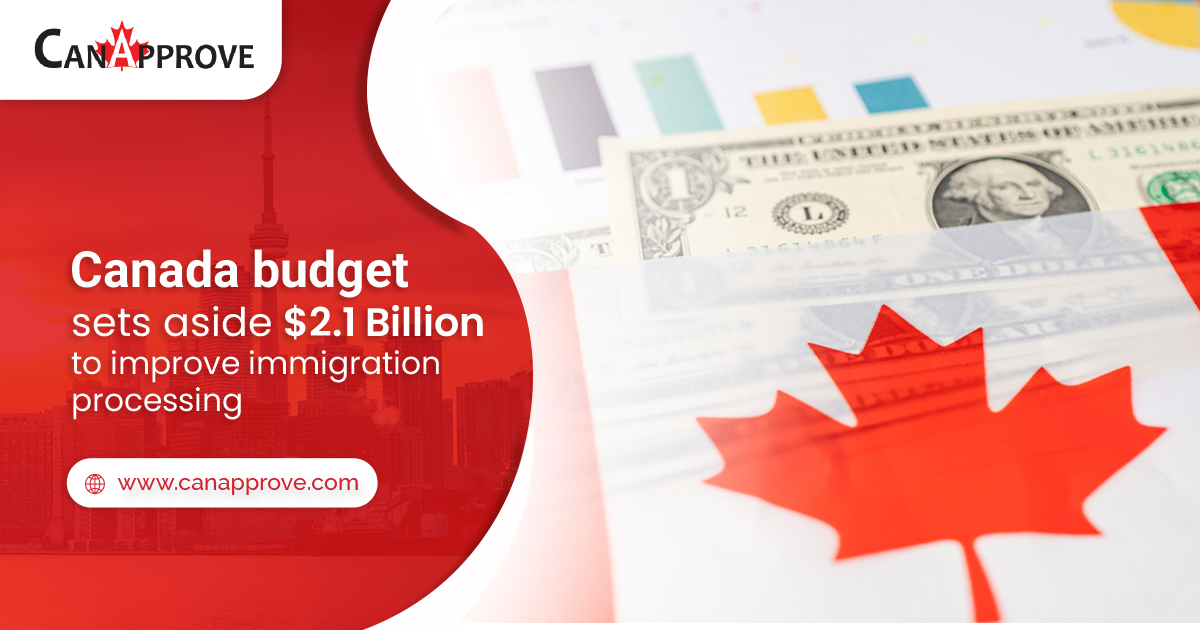 Canada budget sets aside $2.1 billion to improve application process