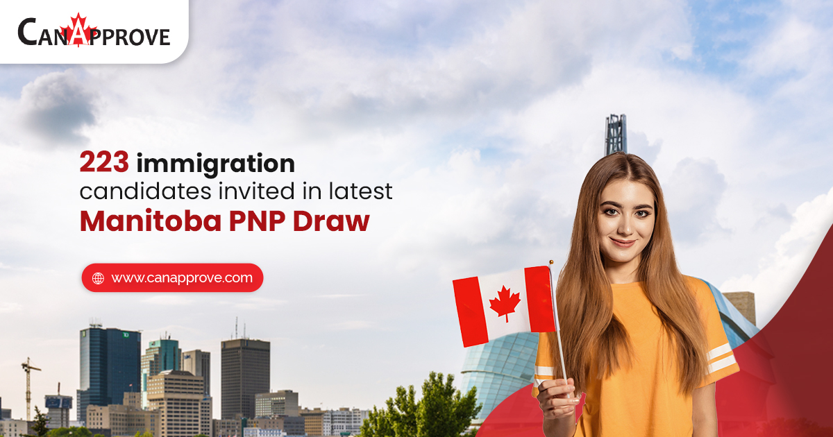 In April 7 Manitoba PNP draw, 223 immigration aspirants invited