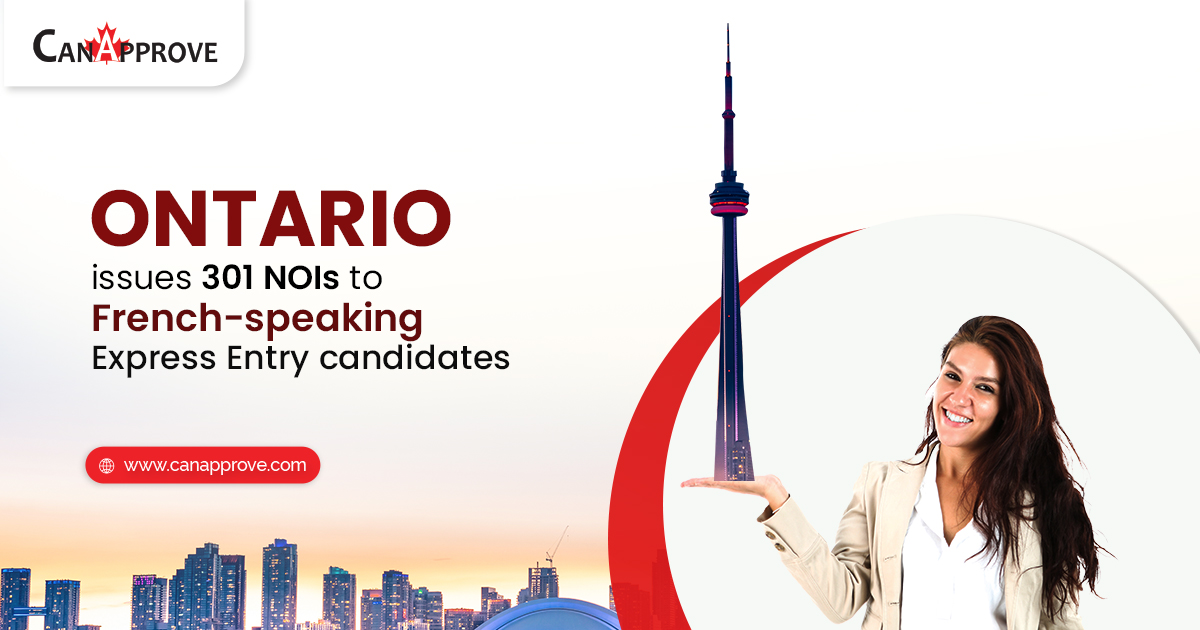 Ontario issues 301 invitations | Express Entry French-speaking candidates